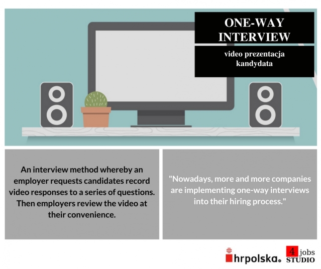 ONE-WAY INTERVIEW- video prezentacja kandydata